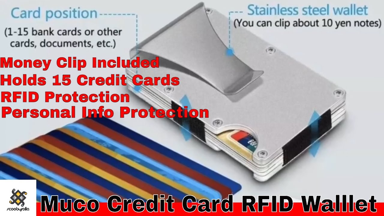 Muco Credit Card RFID Protection Wallet - YouTube