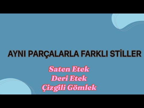 Aynı Parçalarla Farklı Kombinler! Siyah Midi Etek ve Çizgili Gömlek Nasıl Stiline Uyar?