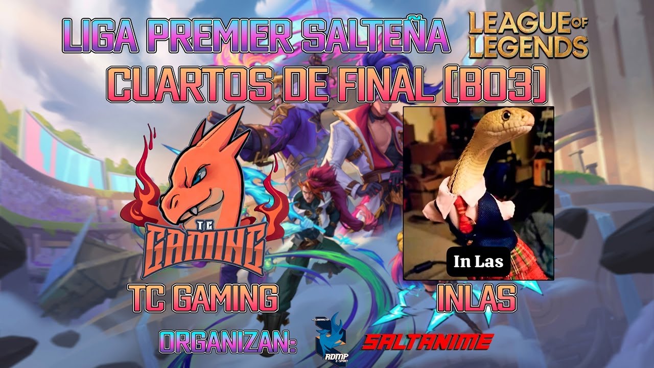 Liga Premier Salteña - TC Gaming vs INLAS (4tos de Final - Partida 1 ...