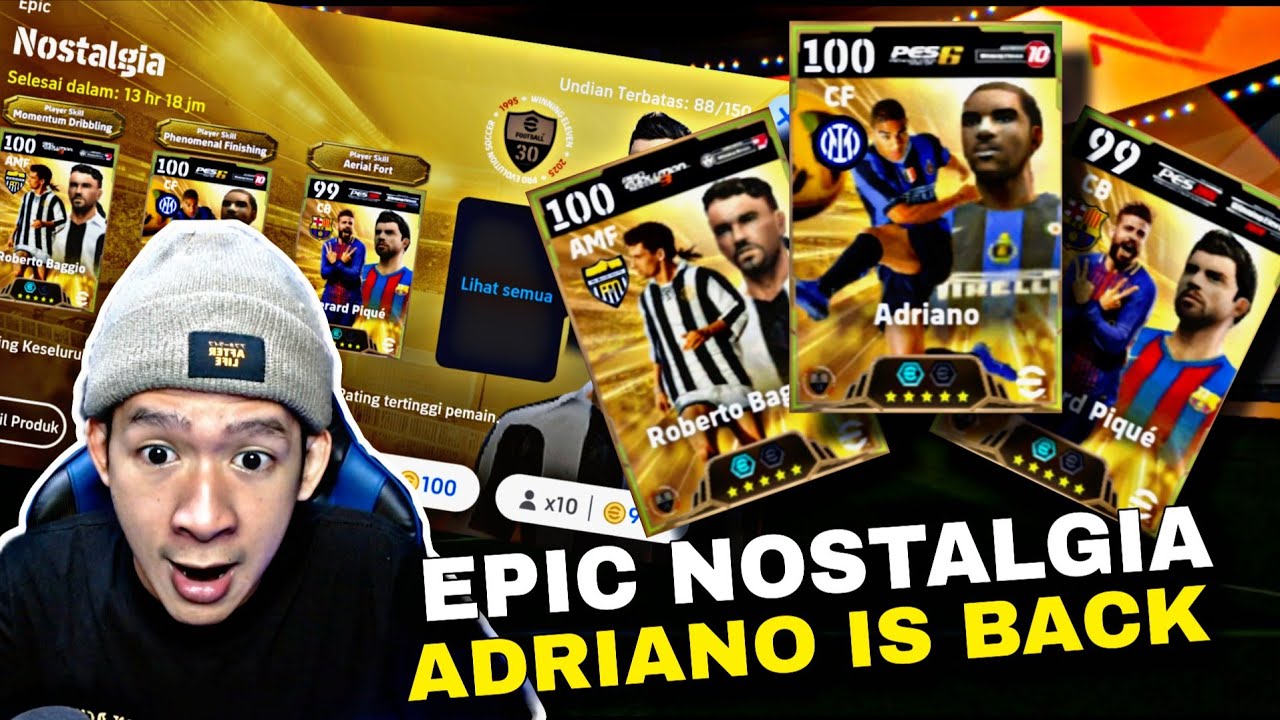 EPIC NOSTALGIA! ADRIANO IS BACK! eFootball 2025 Mobile - YouTube