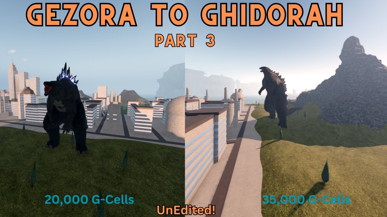 GEZORA TO GHIDORAH (PART 3) - YouTube