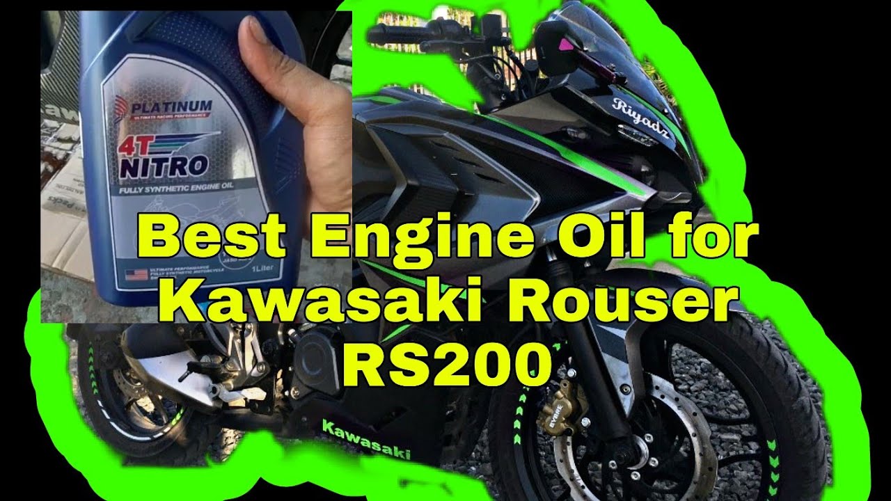 Kawasaki Rouser RS200 best Engine Oil - YouTube