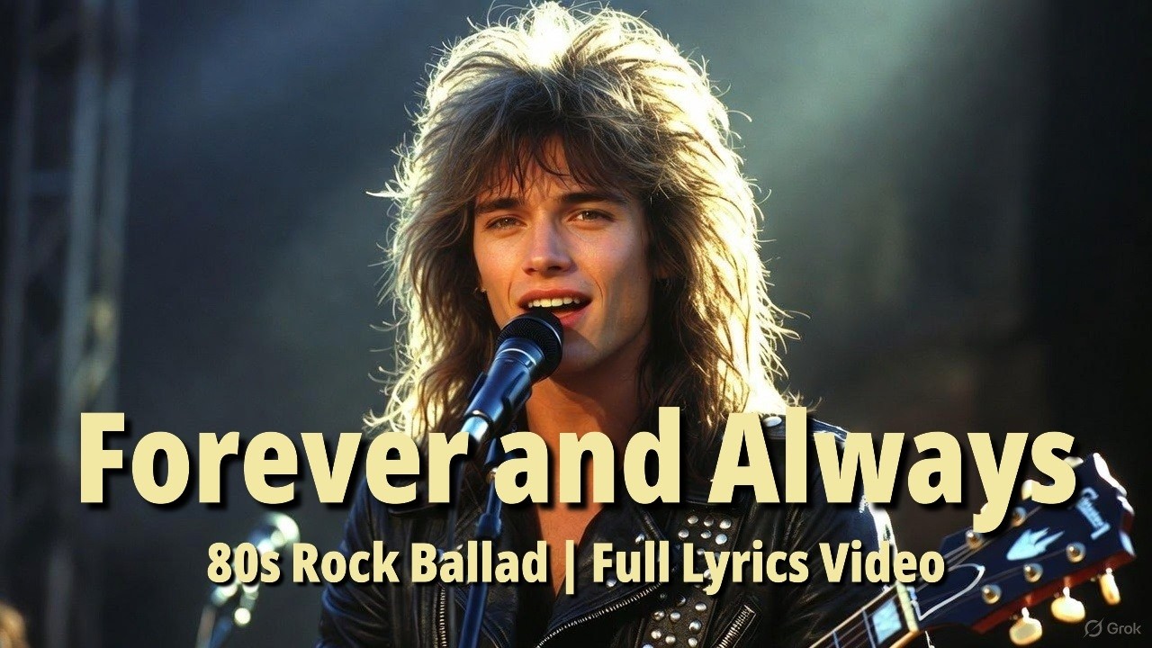 Forever and Always | 80s Rock Ballad | Full Lyrics Video - YouTube