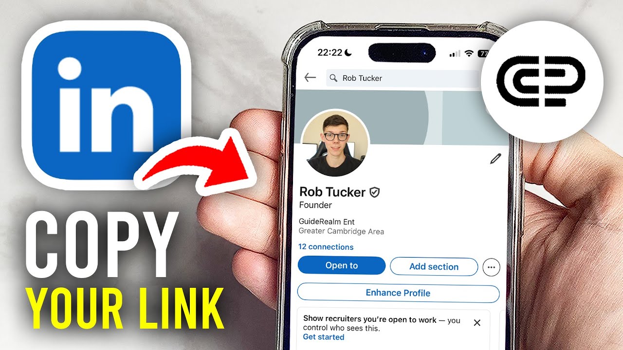 How To Copy Your Linkedin Profile Link - Full Guide - YouTube