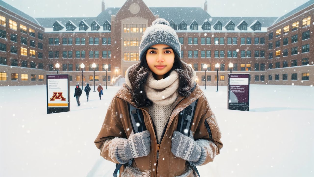 Walking Tour: University of Minnesota Duluth Campus Tour in Blizzard ...