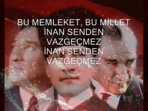 ATATÜRK  RESMİN ELİMDEN DÜŞMEZ  SÖZLÜ KORO