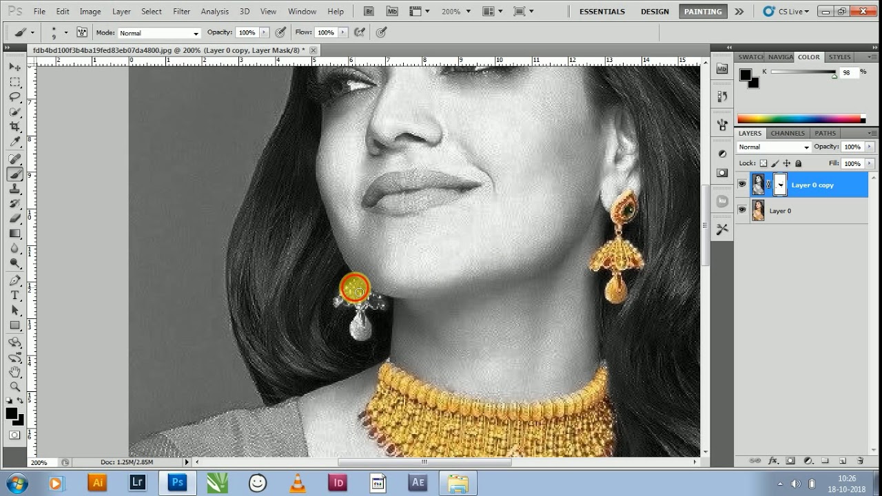 photo Morphing technique in photoshop - YouTube