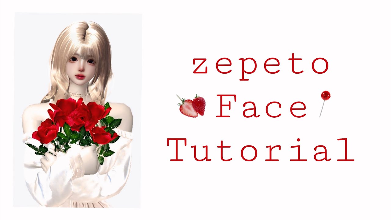 Pretty girl face Tutorial | Zepeto face Tutorial - YouTube