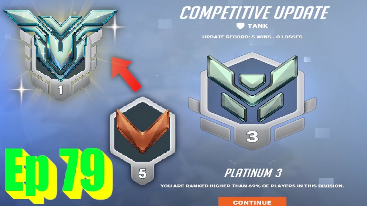 Ep 79: OW2 Bronze to GM Reinhardt Only - YouTube