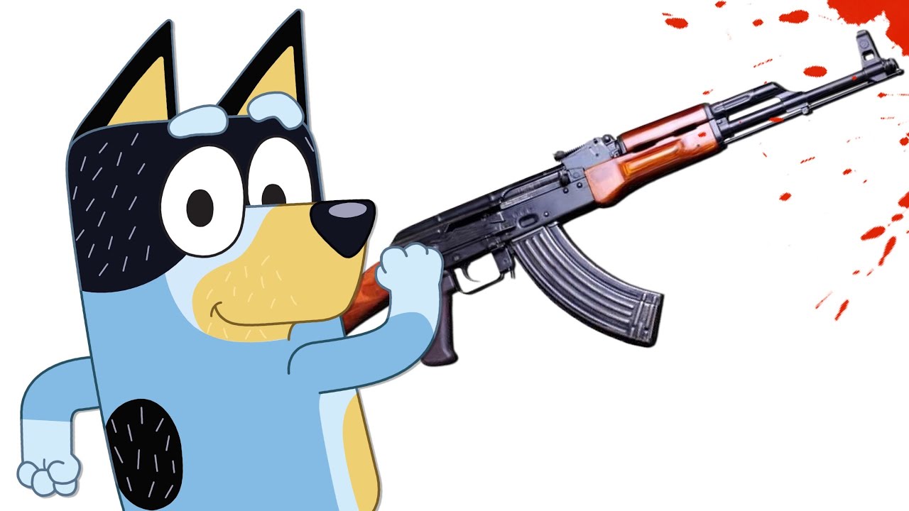 BLUEY CHARACTERS AND THEIR FAVORITE WEAPONS - YouTube