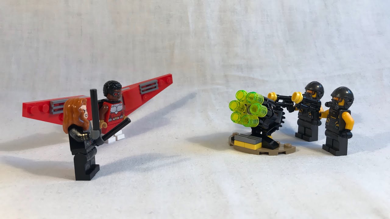 Lego Avengers 40418 Falcon und Black Widow machen gemeinsame Sache ...