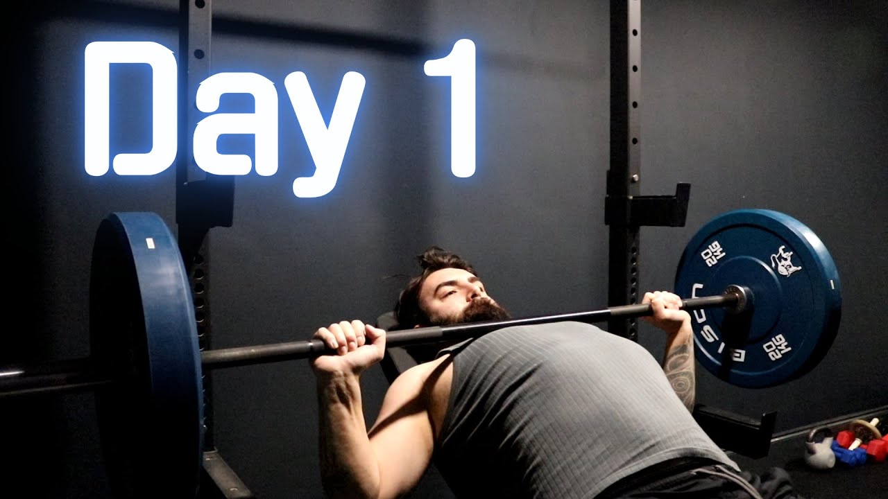 DAY 1: First Home Gym Workout [Getting Back Into The Routine] - YouTube