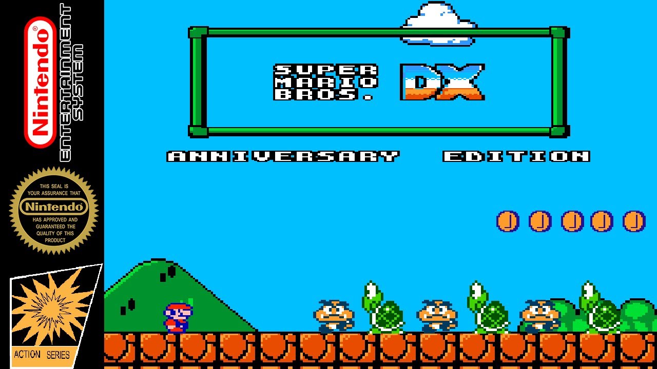 Super Mario Bros. DX AnniversaryEdition (Nes) - Full Gameplay - YouTube