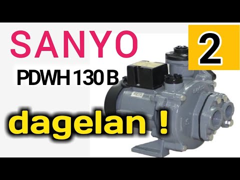 SANYO PDWH 130 B, AIR KELUAR KECIL - YouTube