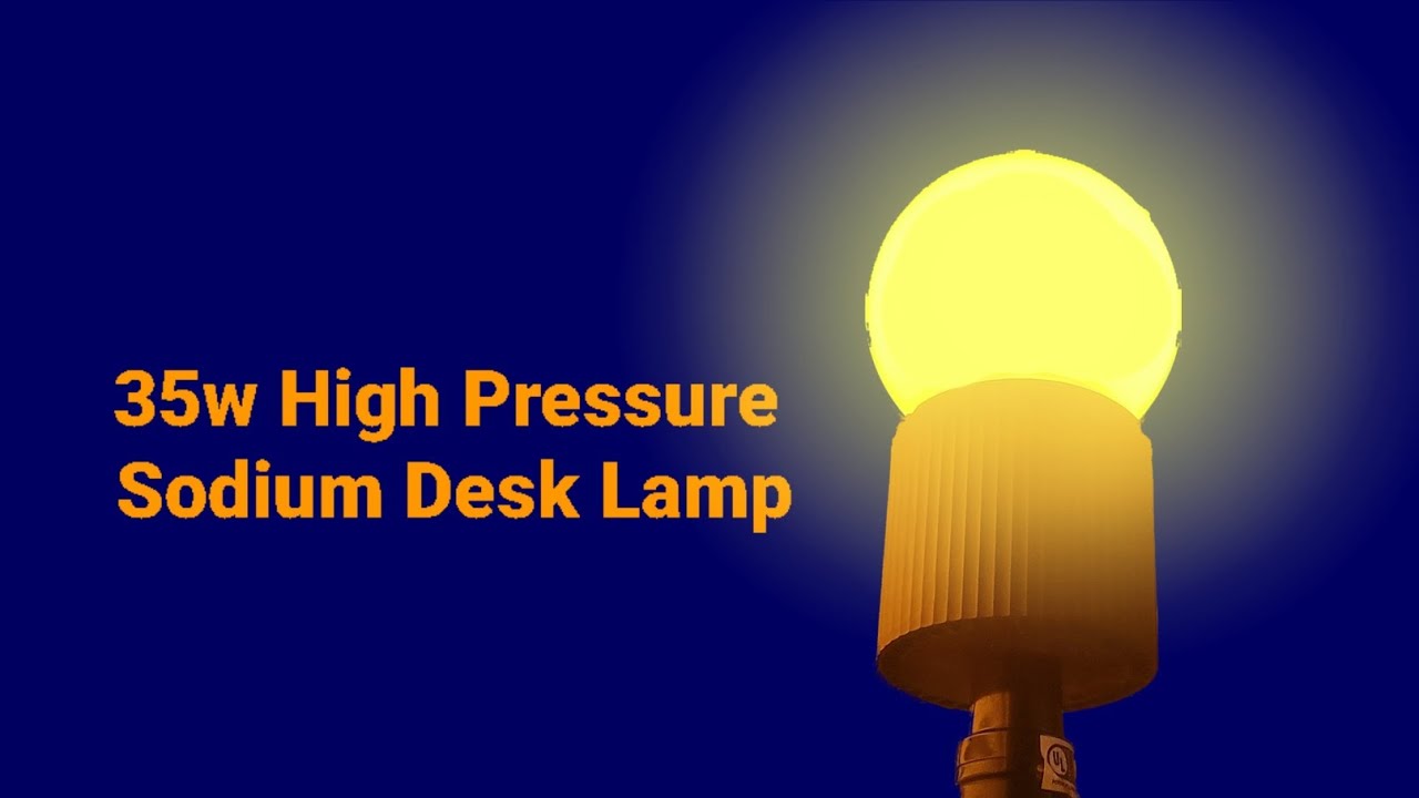 35w HPS General Electric OWL Desk Lamp - YouTube