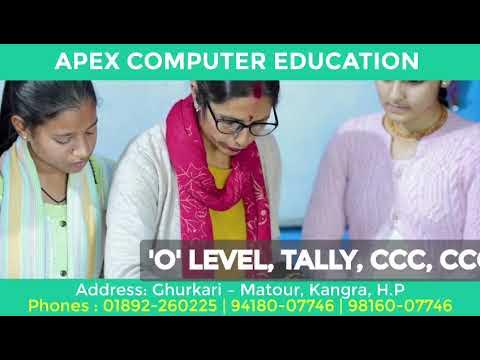 APEX COMPUTER EDUCATION #apex #computercourses #journeytosuccess - YouTube