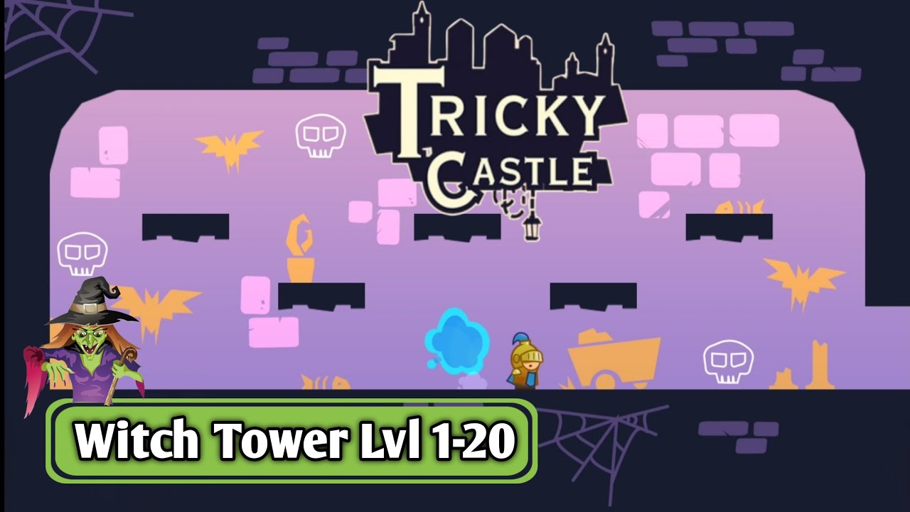 Tricky Castle // Witch Tower Level 1-20 (Floor 1 and Floor 2) // 4K ...