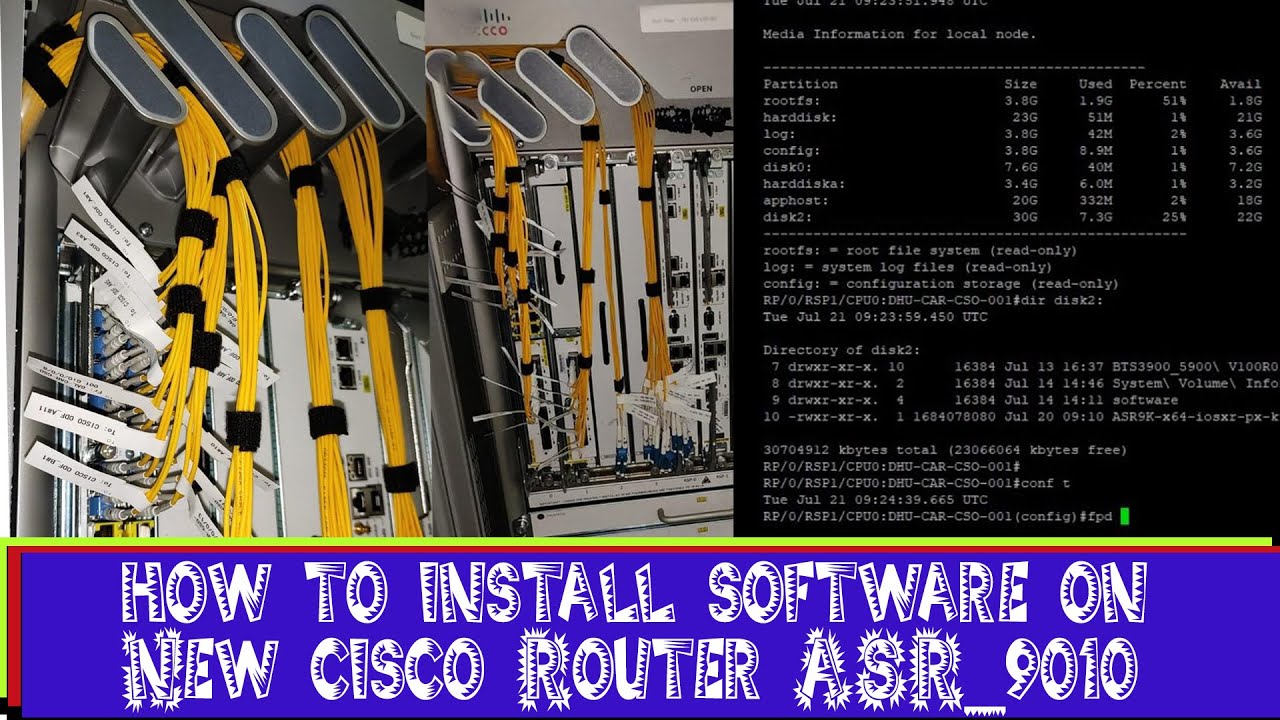 How To Install Software and configure on new cisco router 9k series ...