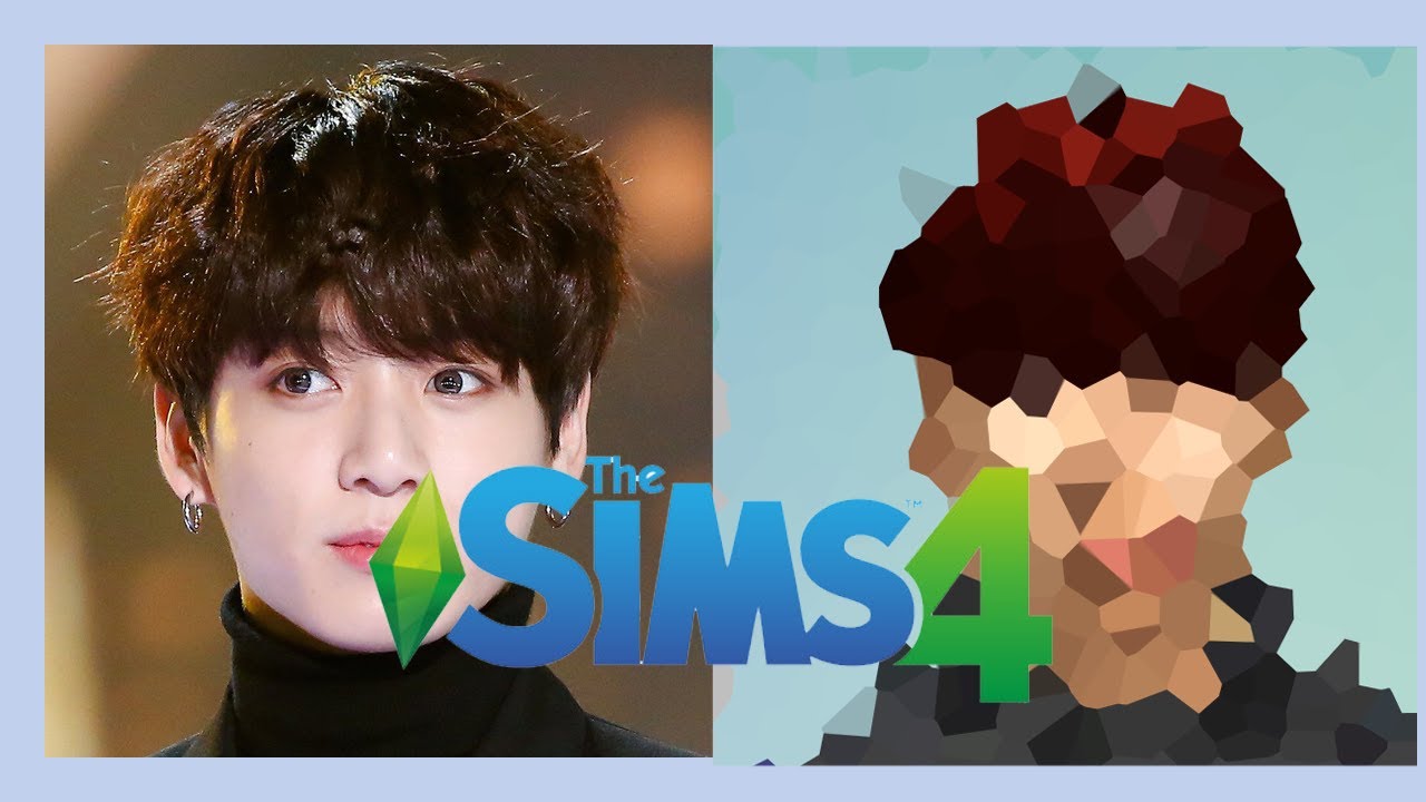 Twin Recreates BTS Singer Jungkook in The Sims 4 // #BTSArmy - YouTube
