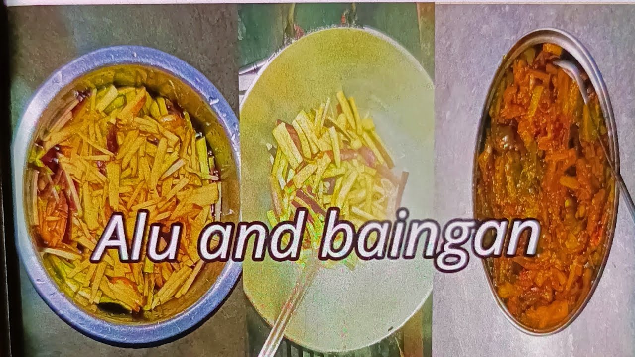 Alu and baingan masala recipe - YouTube