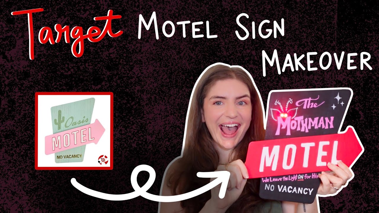 Making a Mothman Themed Motel Sign (That Lights Up!) | Craft with Me ...