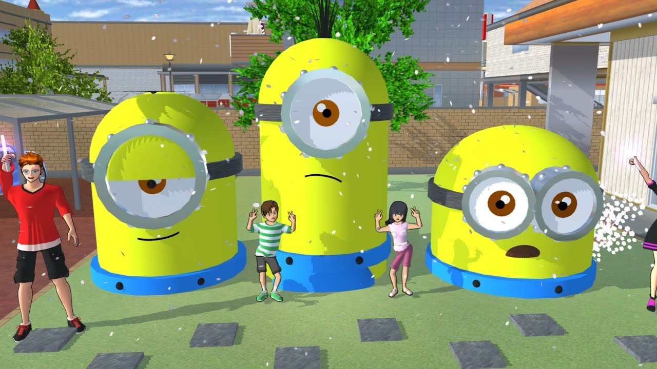 Minions Is Here | SAKURA SCHOOL SIMULATOR | TUTORIAL - YouTube