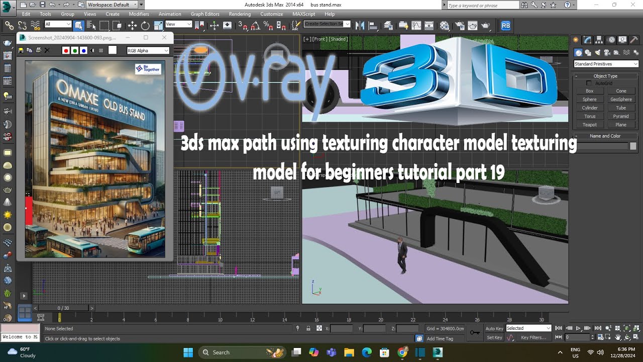 3ds max path using texturing character model texturing model for beginners tutorial part 19 ...