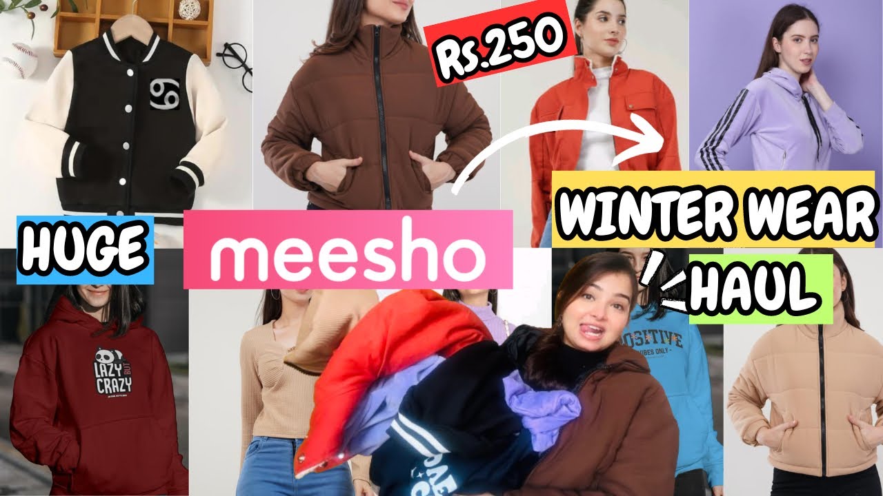 Best Meesho Winterwear Haul 2024 Starting At Rs.250 || Jackets,Sweater ...