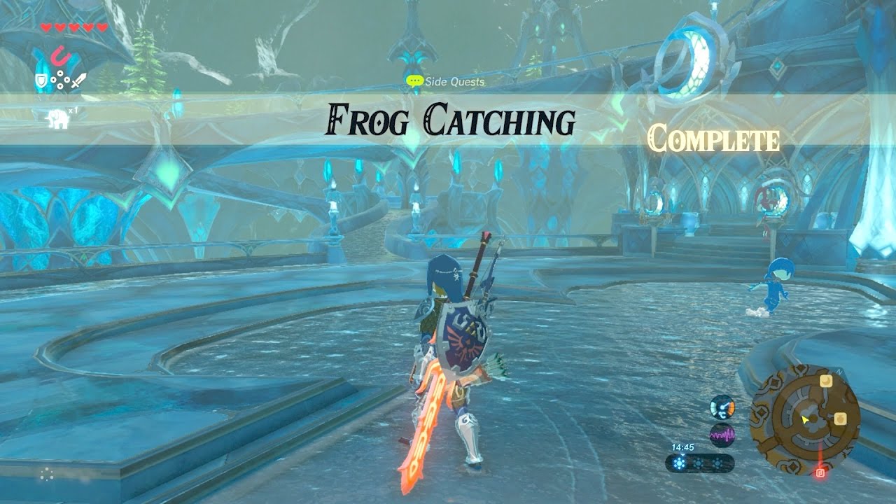 Zelda: BOTW (Frog Catching) Side Quest - YouTube