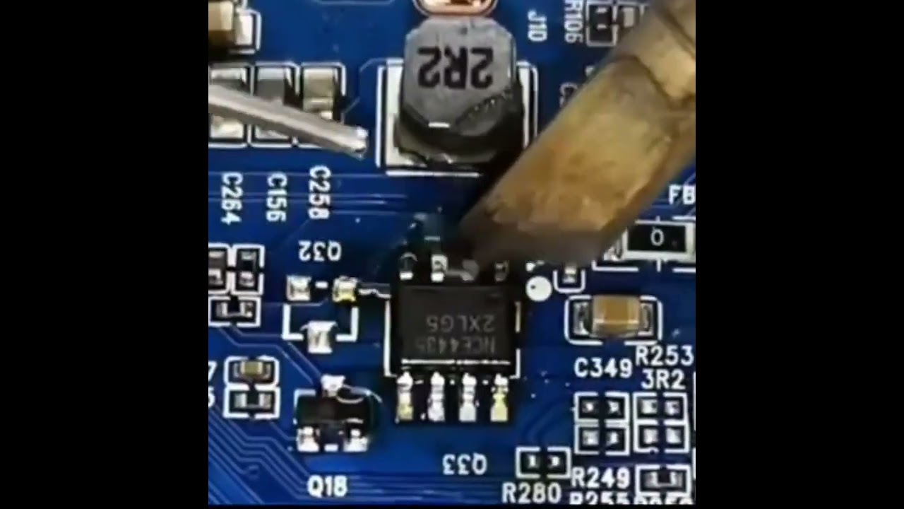 Desoldering & Soldering ic with iron rod Hand Desoldering Techniques # ...