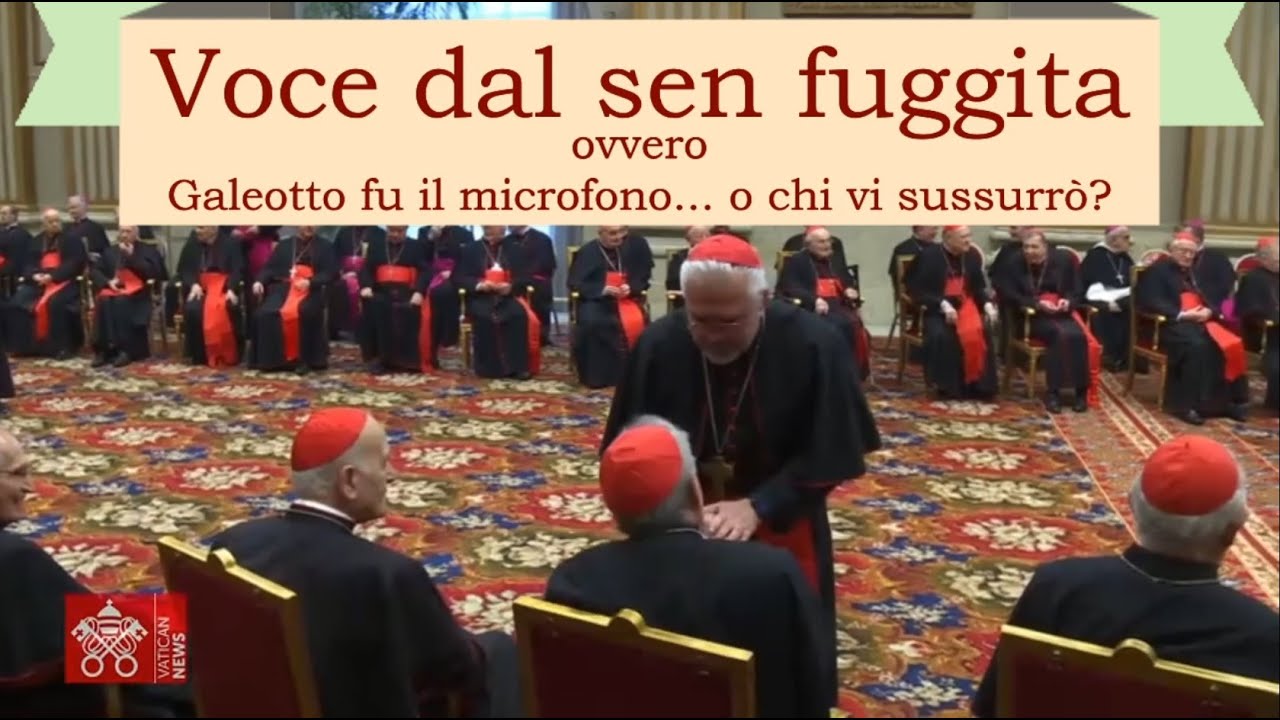 Voce dal sen fuggita (ovvero) Galeotto fu il microfono... o chi vi ...