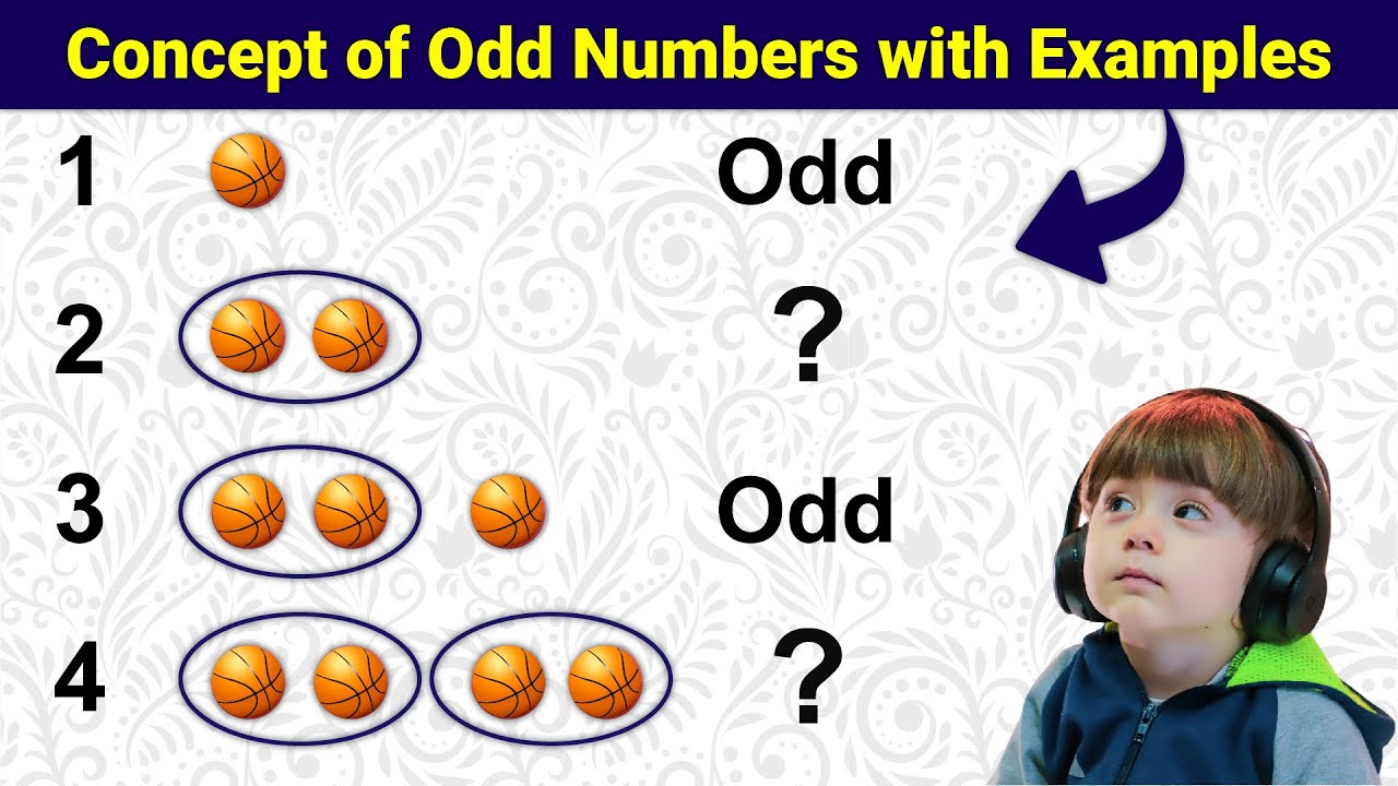 Concept of Odd Numbers in Four Different Ways | Definition of Odd ...