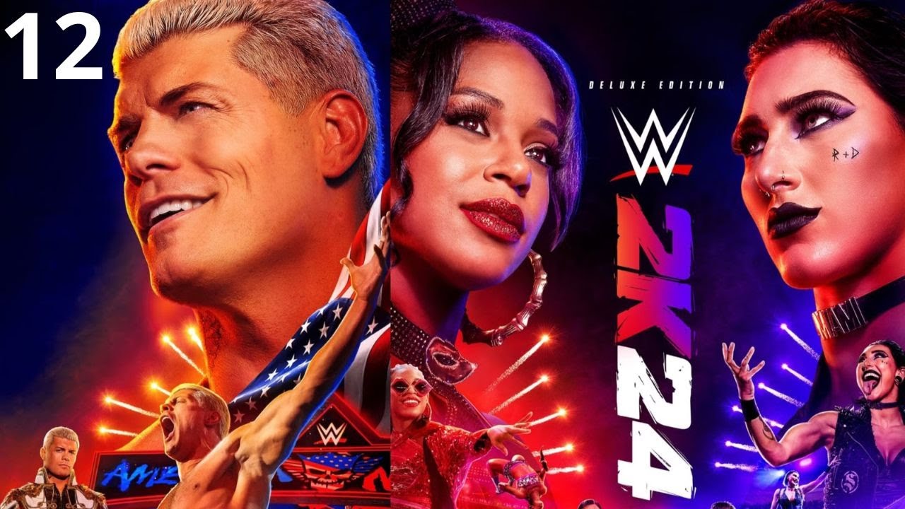 WWE 2K24 #11 RHEA RIPLEY VS BAYLEY - YouTube