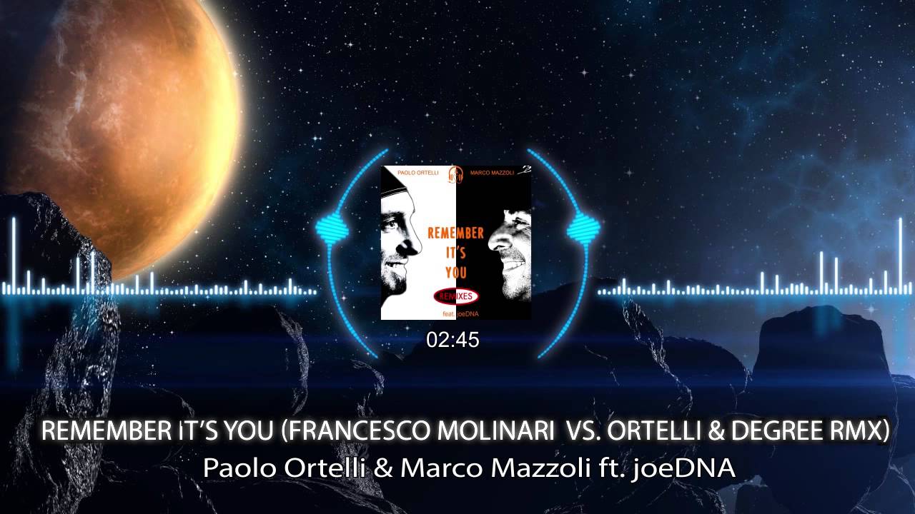 Paolo Ortelli & Marco Mazzoli ft. joeDNA - Remember It's You (MOLINARI vs Ortelli & Degree RMX ...