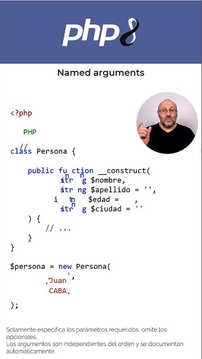 #Shorts Novedades #PHP 8 Named arguments - YouTube
