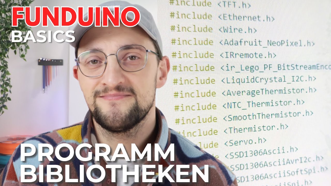 Programmbibliotheken - Eine Einführung | Funduino Basics | Arduino IDE Edition - YouTube