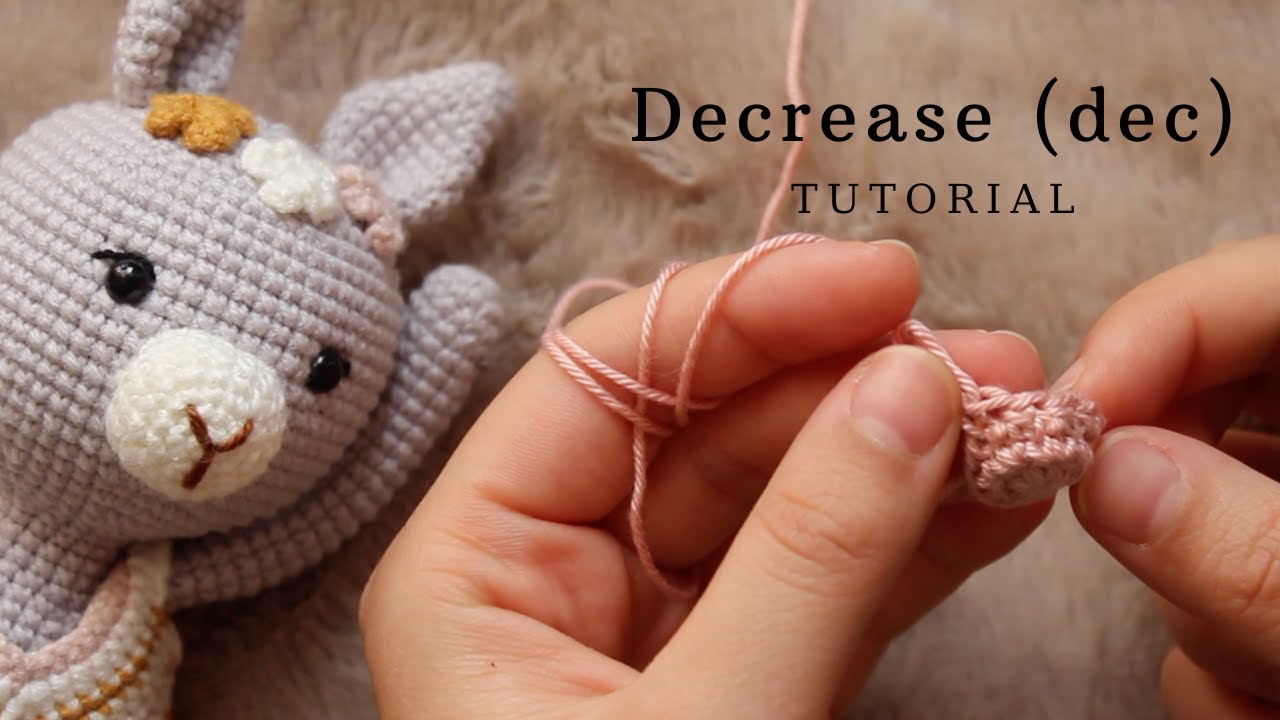 How To Crochet Decrease Dec Youtube 2712