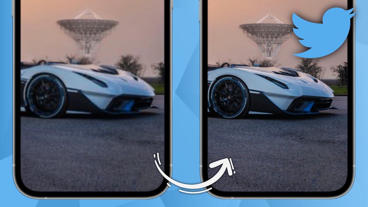 How to Fix Twitter Blurry Photo - YouTube