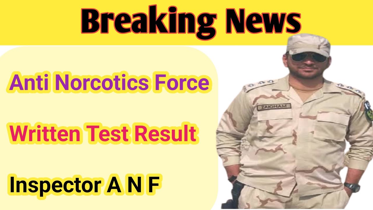 ANF Inspector written test Result/ case number 128/2022 / complete ...