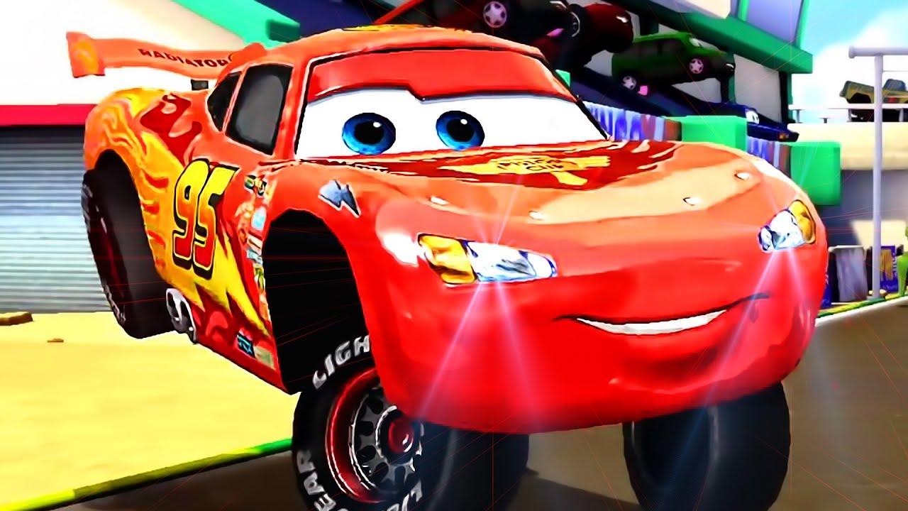 Cars 2: Fast as Lightning - Lightning McQueen VS Boost - YouTube