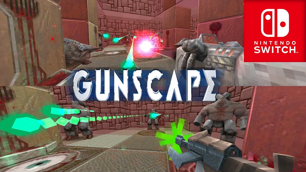Gunscape Nintendo Switch Split Screen Gameplay - YouTube