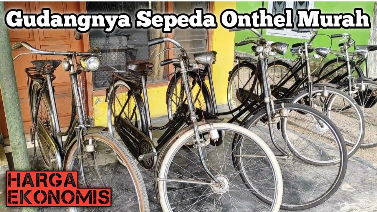 macam macam sepeda onthel lawasan original [ Terjual semuanya ] - YouTube