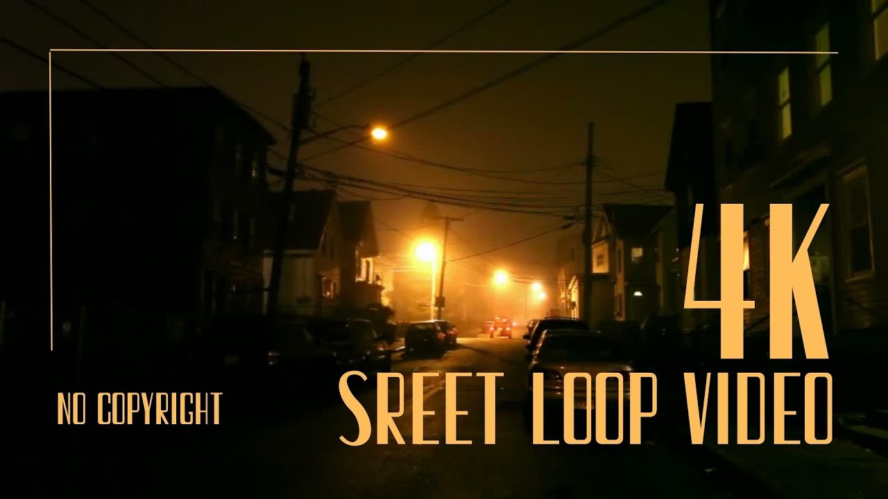 Free Dramatic Street Loop Video (for music video clip) [4K] | Free ...