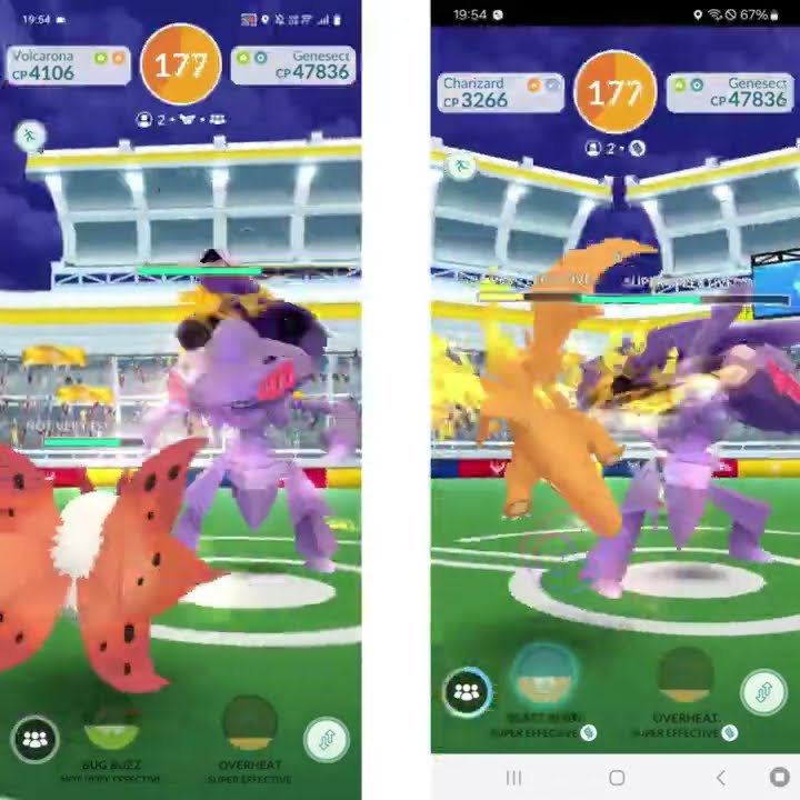 Pokémon Go Genesect Raid Mock Solo With Base Charizard - YouTube