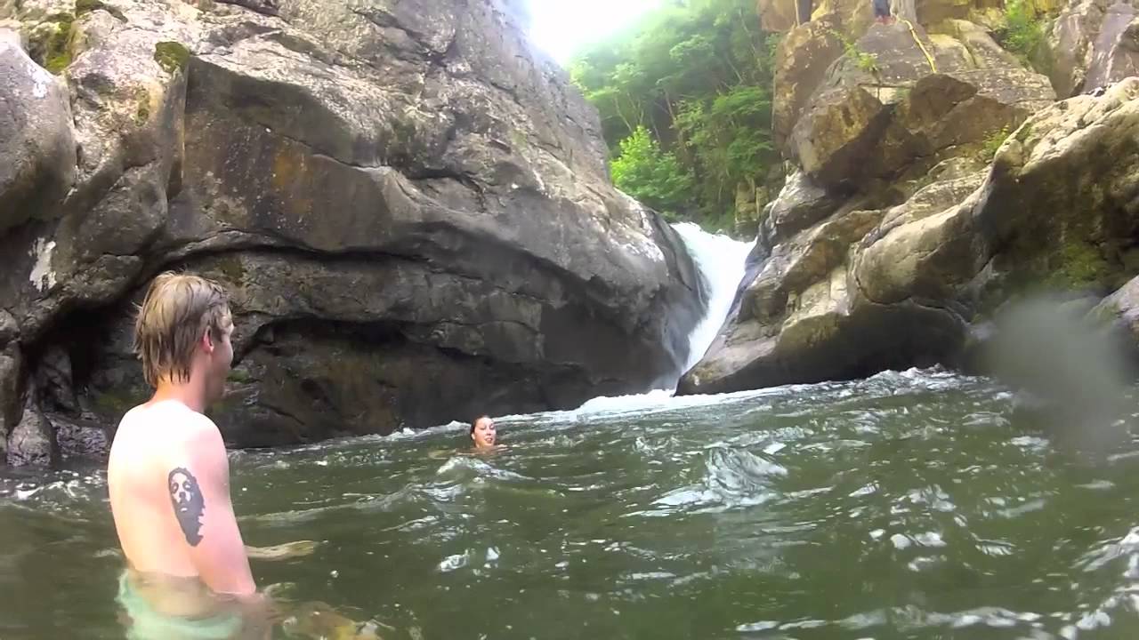 Twisted Compression Falls - YouTube