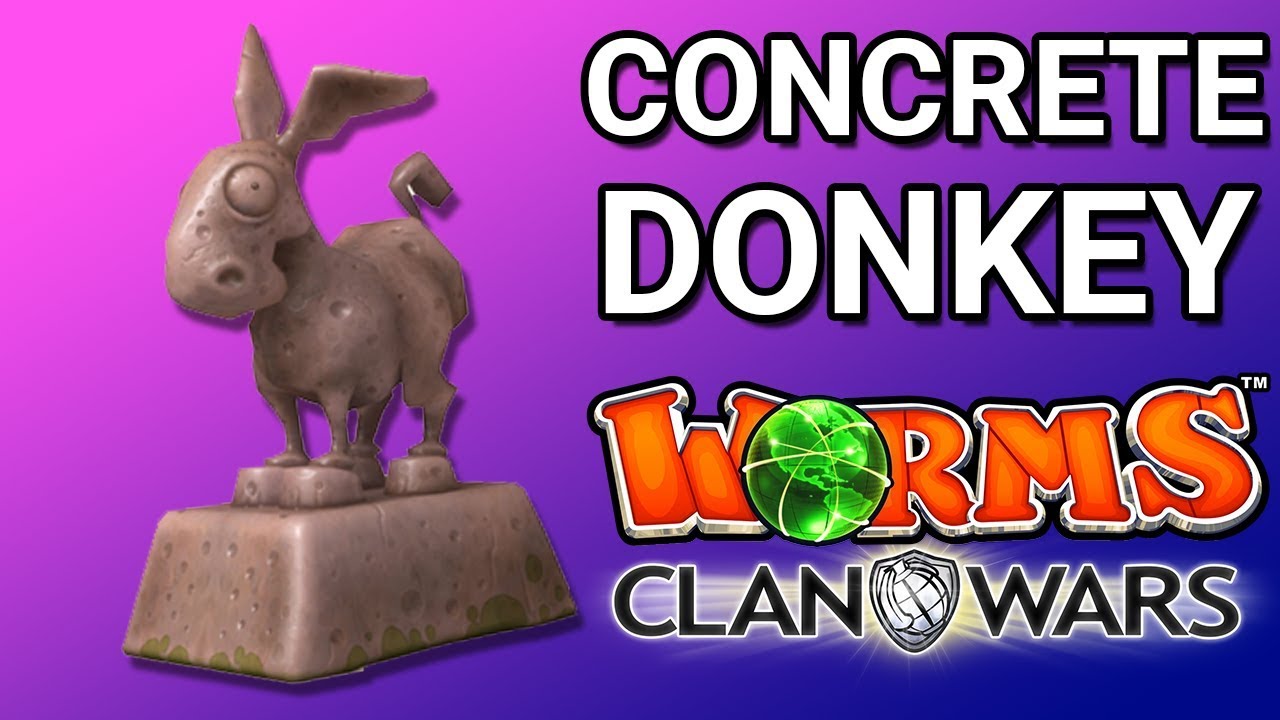 CONCRETE DONKEY! - Worms Clan Wars - YouTube