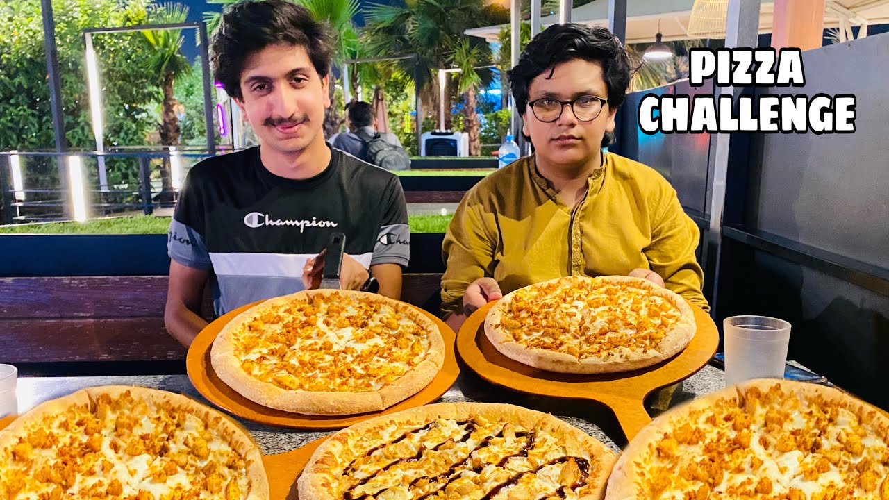 Pizza Challenge | Food Challenge | Eating Challenge | Man vs Food ...