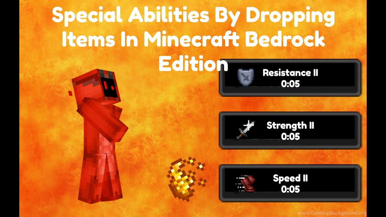Special ABILITIES With Items In MINECRAFT BEDROCK EDITION - The Command ...