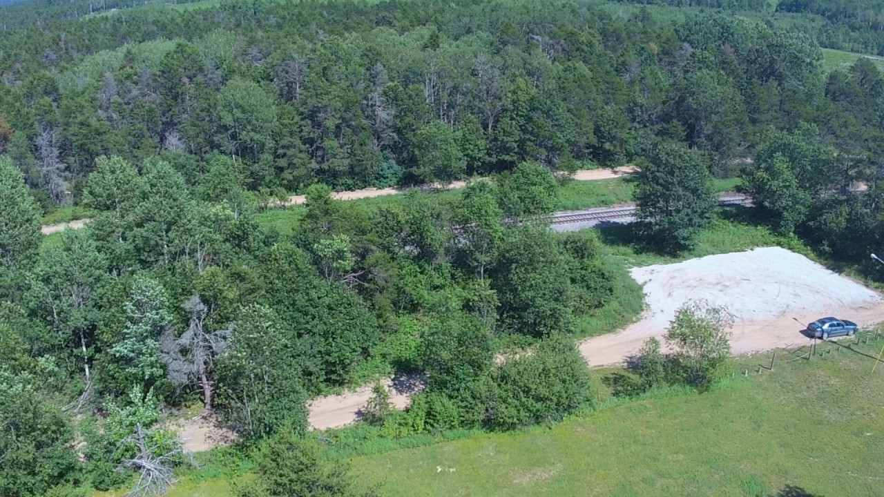 Pere Cheney Cemetery Areal View - Michigan's Lost Towns - YouTube