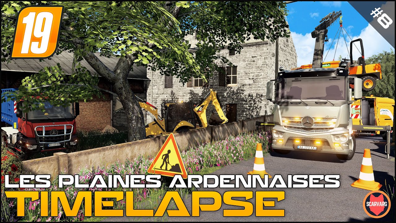 Backhoe Digger - Public Works | Digging Mod ⭐ FS19 Les Plaines ...